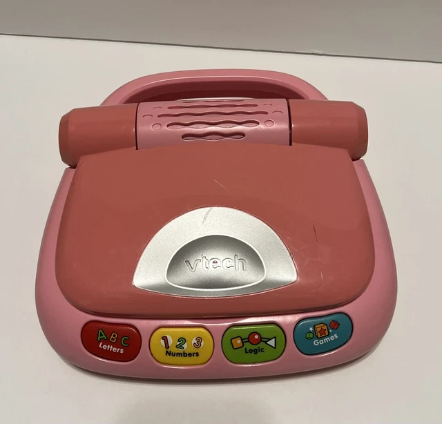 VTECH TOTE 'N Go Laptop Pink W Mouse Kids Educational Computer Learning ...