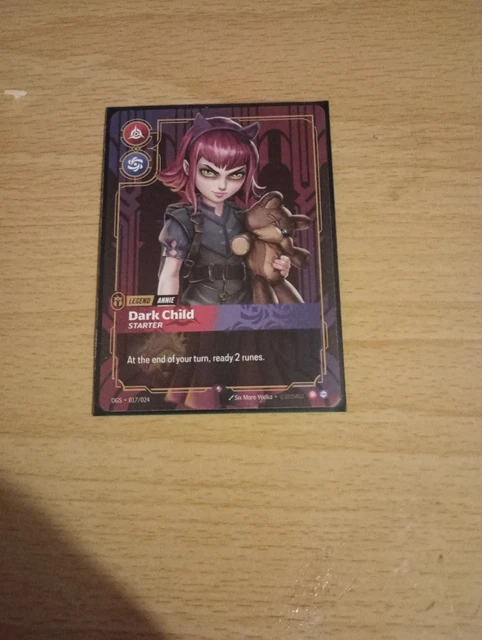 ANNIE. DARK CHILD. Starter. 017. Proving Grounds. Riftbound £14.48 ...