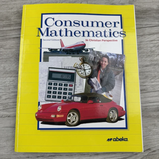 ABEKA CONSUMER MATHEMATICS 2nd Edition Abeka £14.89 - PicClick UK