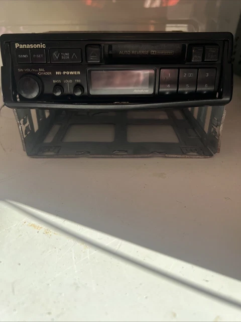 PANASONIC H07 CAR Radio Cassette Audio Head Unit Stereo Vintage Tape ...