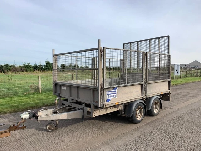 PRE OWNED IFOR WILLIAMS LM106 FLATBED TRAILER/mesh/ramp £3,500.00 ...