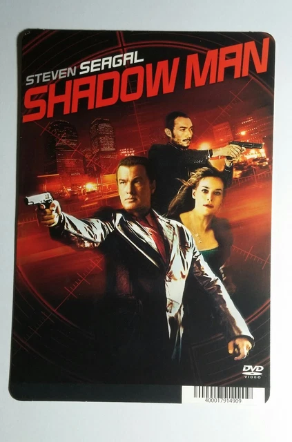 SHADOW MAN STEVEN Seagal Cover Art Mini Poster Posteriore Cartoncino ...