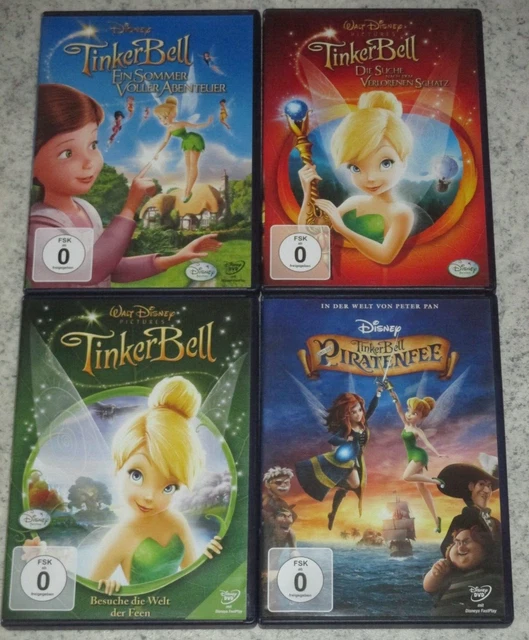 WALT DISNEY - Tinkerbell Sammlung - 4 DVDs/Animation/Fantasy/Abenteuer ...