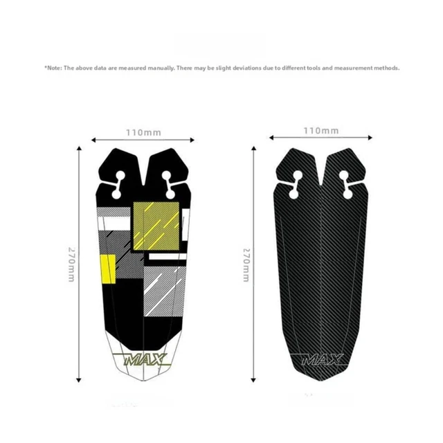 CYCLING EFFICIENCY BIKE Mudguard Aerodynamic Profile Lightweight Design ...