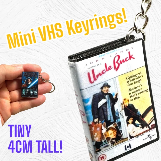 UNCLE BUCK RETRO Mini VHS Video Box Keychain - Miniature Collectible £4 ...