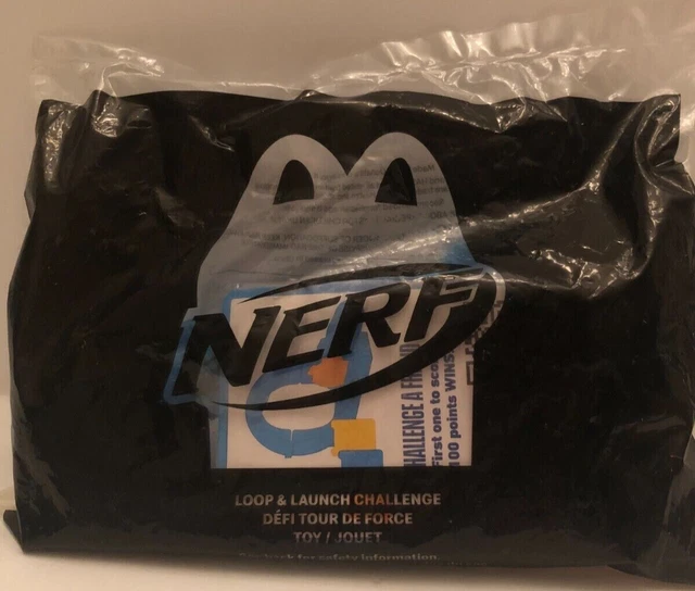 MCDONALDS HAPPY MEAL Toy 2023 NERF Loop & Launch Challenge. New in ...