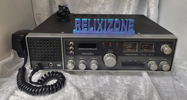 REALISTIC TRC-57 NAVAJO SSB AM CB Base Station Radio - Works Excellent ...