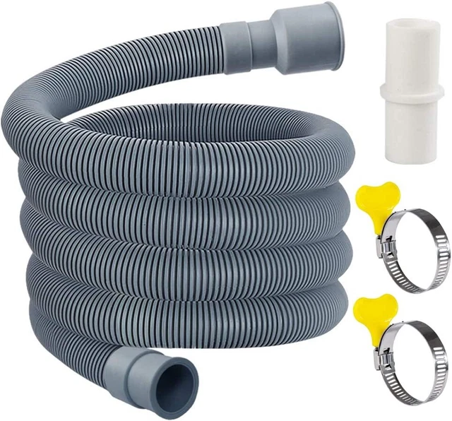 WASHING MACHINE DRAIN Hose, Washer Drain Hose Extension Kit with 1 ...