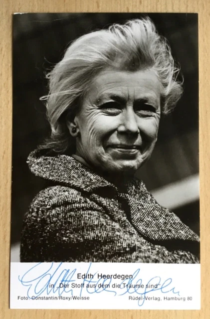 EDITH HEERDEGEN (ORIGINAL-AUTOGRAMM auf alter Starpostkarte) EUR 6,00 ...