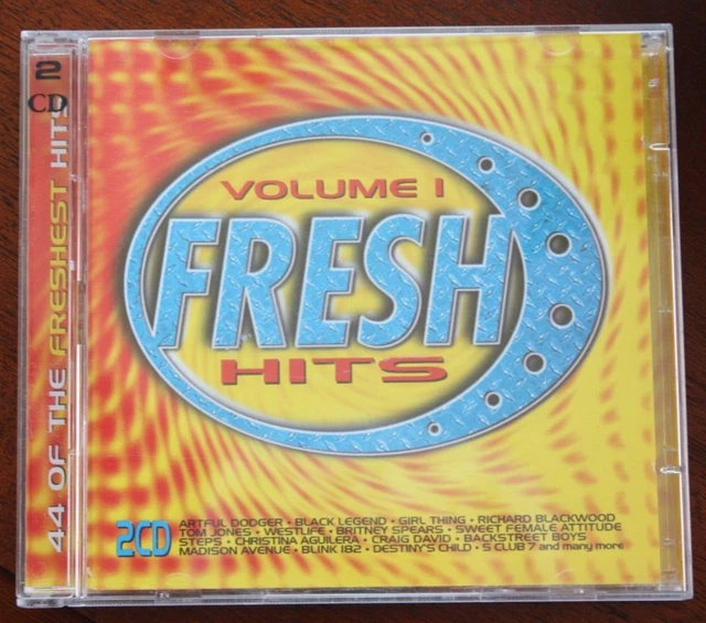 FRESH HITS VOLUME 1 44 track double CD feat ATB, Moby, ODB, Aqua, Steps ...