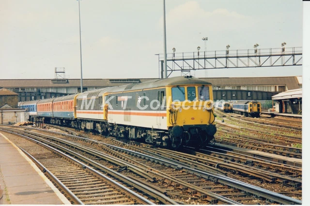 RAIL PHOTO CLASS 73 73205 @ Clapham Jct 2/8/91 with 83301 & 8007 Tunnel ...