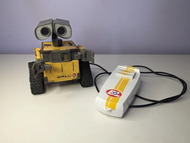 RARE DISNEY PIXAR Wall-E Remote Control RC Robot by Thinkway *Read ...