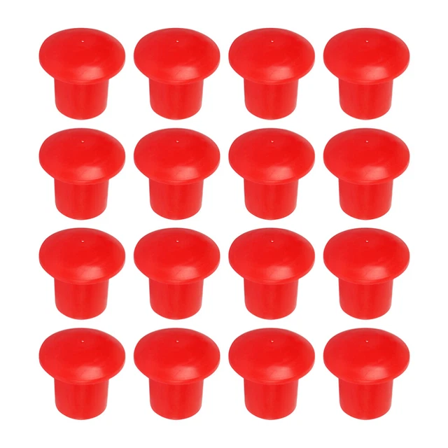 60 PCS RED Plastic Steel Cap Rebar Protection Caps Safety £29.85 ...