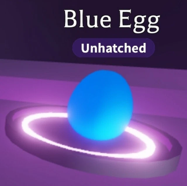 🔵 BLUE EGG 🔵 Adopt Me Roblox. UNTOUCHED Super rare out of game. Cheap £ ...