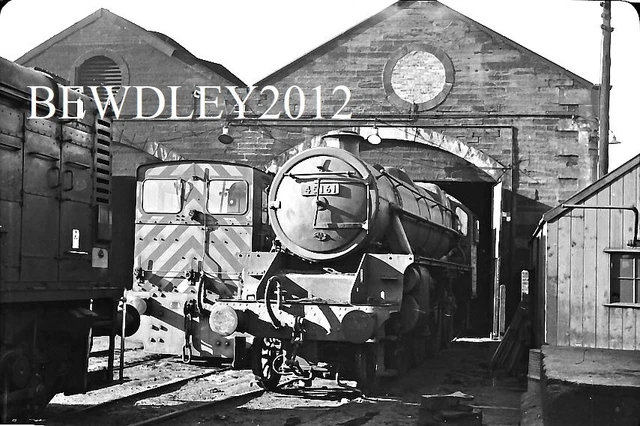 NEGATIVES 35MM LMS STANIER 45161 NO LOCATION OR DATE RECORDED BUT c1963 ...