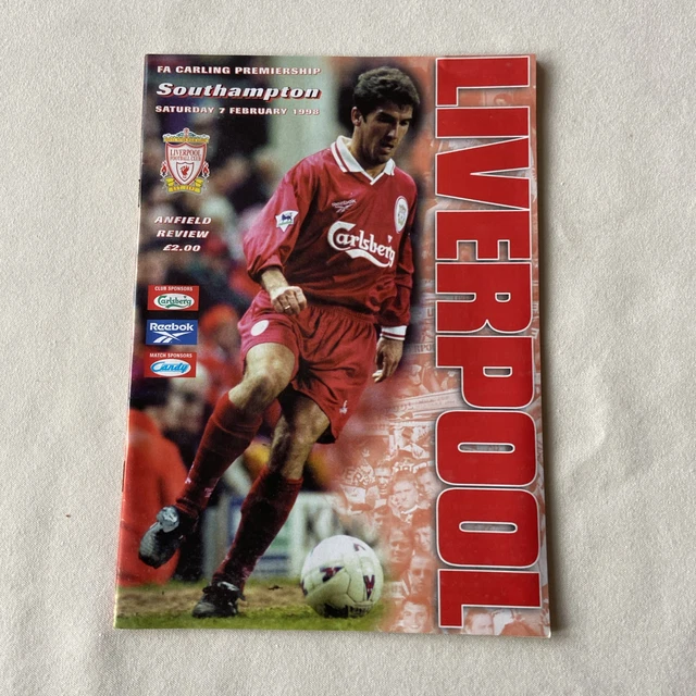 LIVERPOOL FC 97/98 Programmes (2) £1.75 - PicClick UK