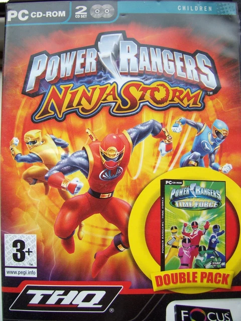 DOUBLE PACK---POWER RANGERS--1--NINJA Storm--2--Time Force---Arcade--Pc ...
