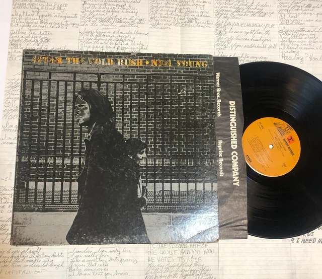 NEIL YOUNG AFTER The Gold Rush Lp Gatefold avec insert d'affiche ...