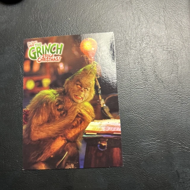 JB14 DR. SEUSS How The Grinch Stole Christmas 2000 # 32 Jim Carrey I'm ...