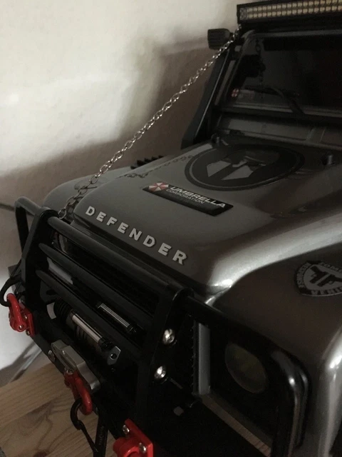 TRAXXAS TRX4 LAND Rover Defender Metall Schriftzug Logo Sticker, NEU ...