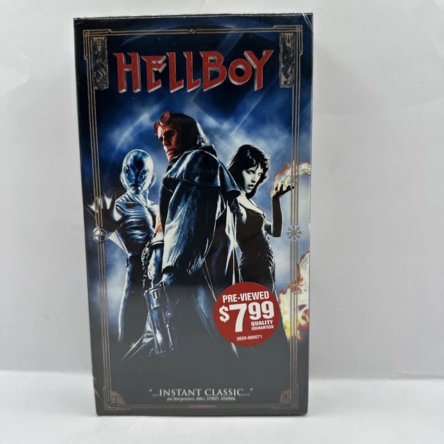 HELLBOY 2004 VHS Late Release Ron Pearlman Former Blockbuster Sealed Rental £11.45 - PicClick UK