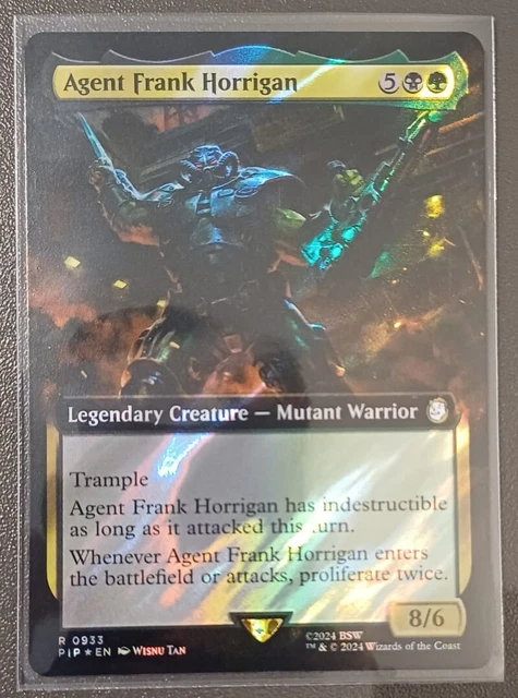 AGENT FRANK HORRIGAN | Surge Foil | Ext | MTG | Fallout | Presque comme ...