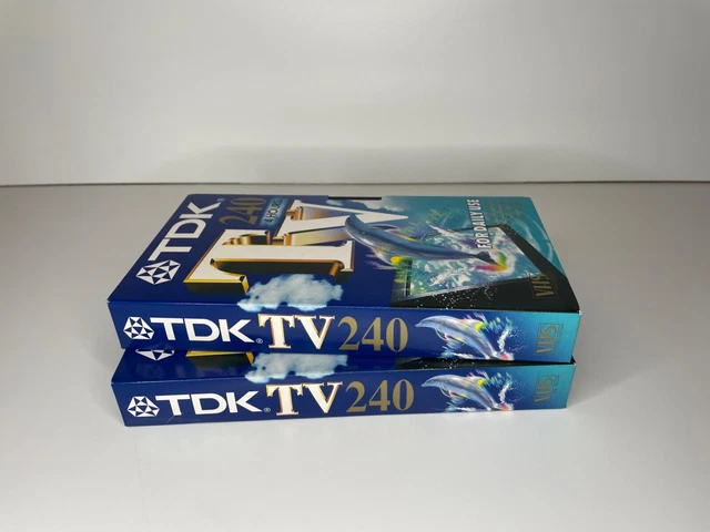 TDK TV 240 Blank VHS Video Cassette Tapes X2 £6.95 - PicClick UK
