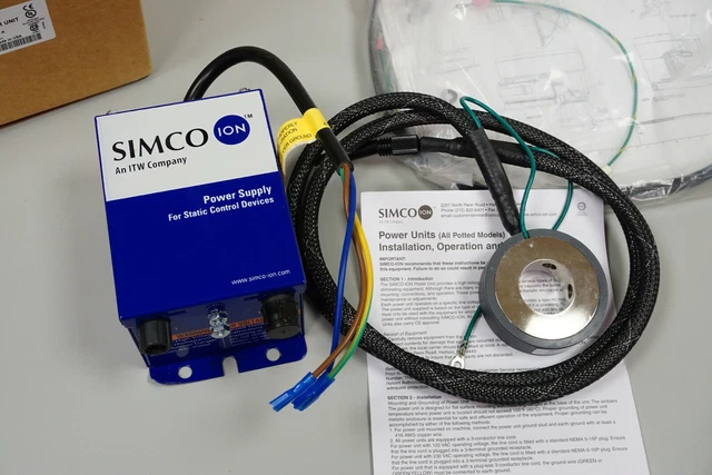 SIMCO-ION POWER SUPPLY Unit, Static Controller -F 164 Packard 4008308 ...