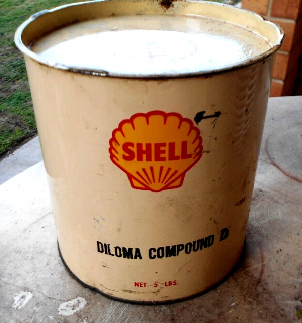 SHELL VINTAGE DILOMA Compound Grease 5lb Tin $69.90 - PicClick AU