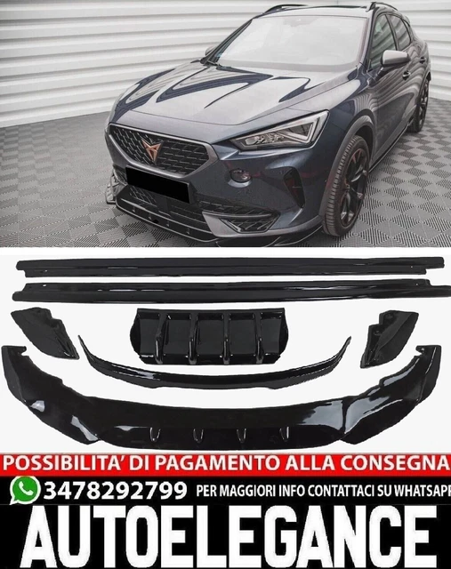 BODYKIT CUPRA FORMENTOR Lip Spoiler Flap Diffuseur Jupes Séparateur ...