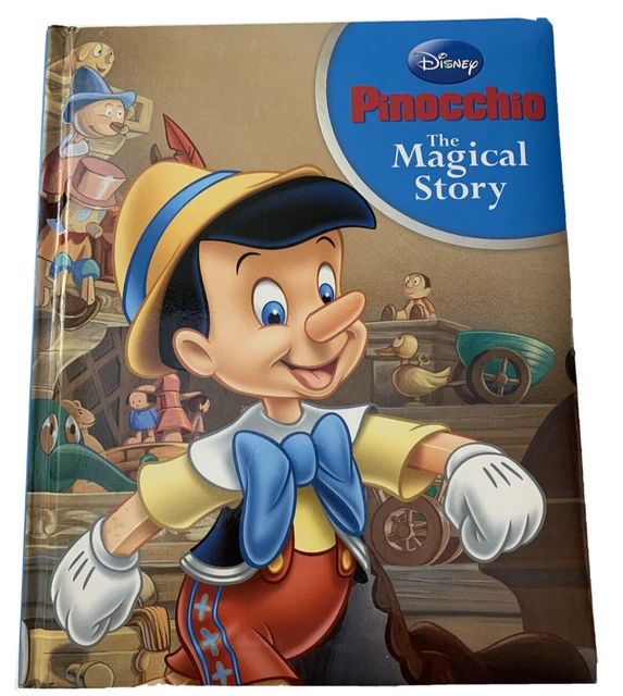 PINOCCHIO THE MAGICAL Story Disney Padded Storybook Collection Children ...