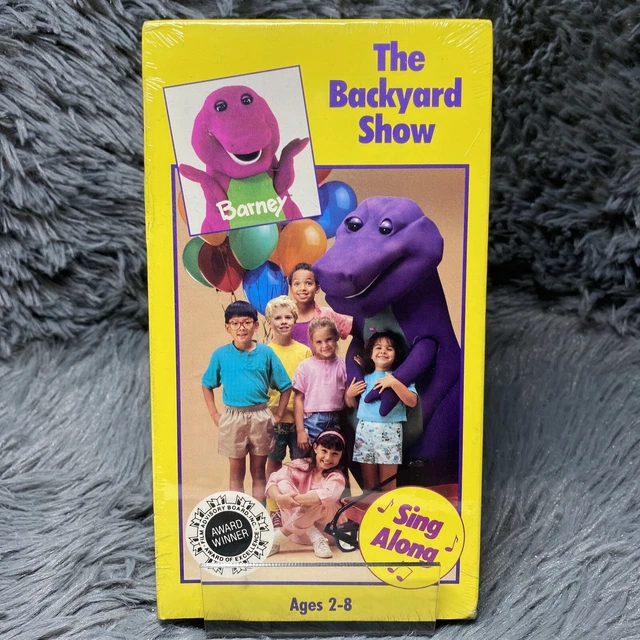 BARNEY THE BACKYARD Show VHS Tape 1992 New & Sealed Sing Along Vintage ...