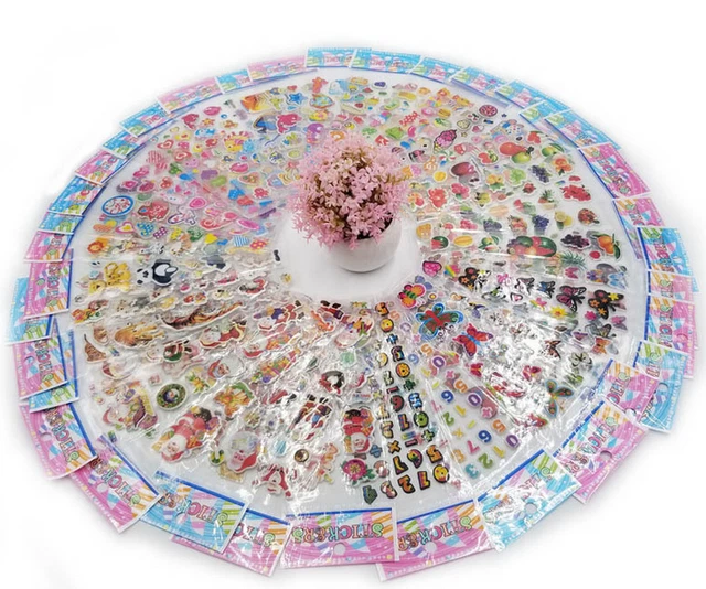 RANDOM 1 SHEET Stickers Teacher Rewards Kids Children Crafts Kids Gift ...