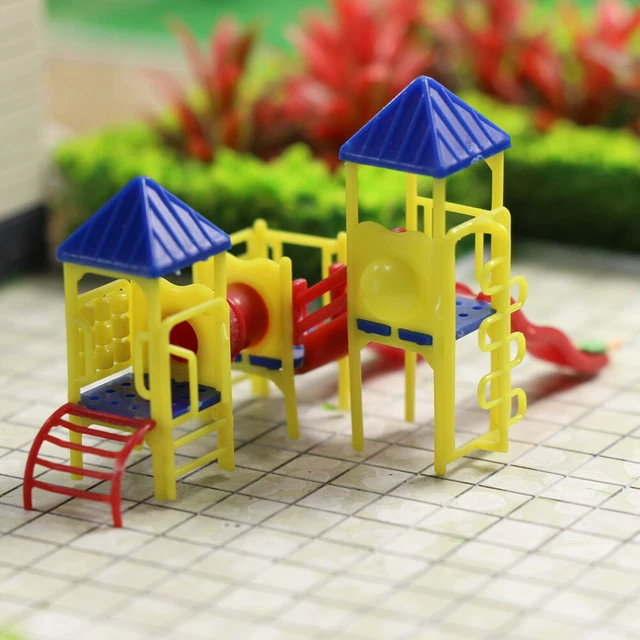 GY17150 2 SETS N Scale 1:160 Playground Equipment Model Trains $13.99 ...