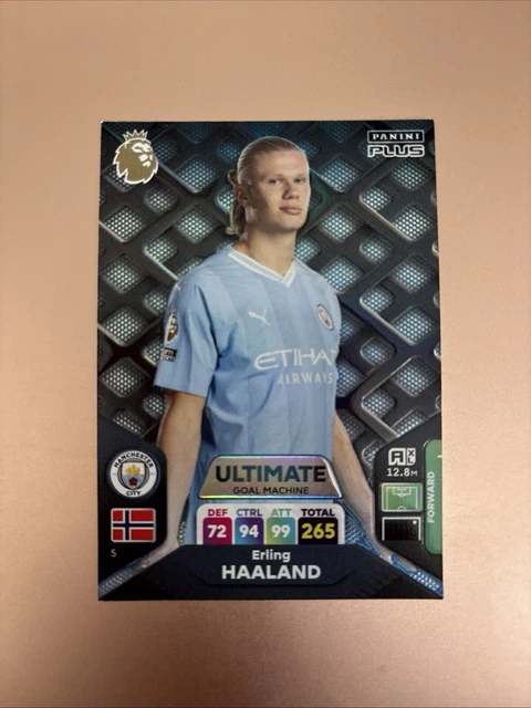 PANINI ADRENALYN XL Plus 2023/24 2024 Erling Haaland Man City Ultimate ...