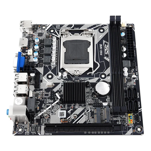 H61-ME COMPUTER MOTHERBOARD DDR3 Memory 16GB Computer MainBoard PC Main ...
