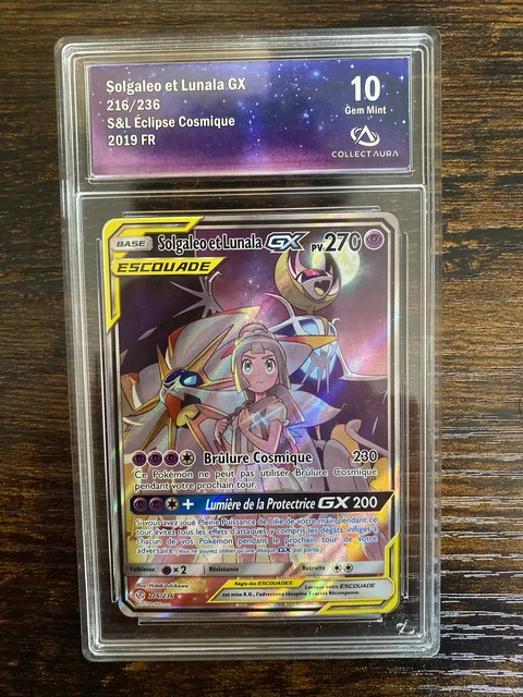 CARTE POKEMON SOLGALEO Et Lunala GX 216/236 - CollectAura 10 EUR 599,00 - PicClick FR