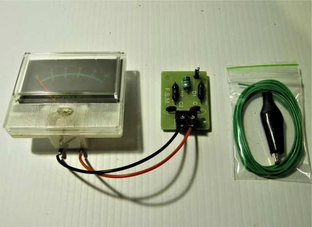 HF/UHF/VHF FIELD Strength Indicator Meter RF Signal Level DIY kit Ham ...