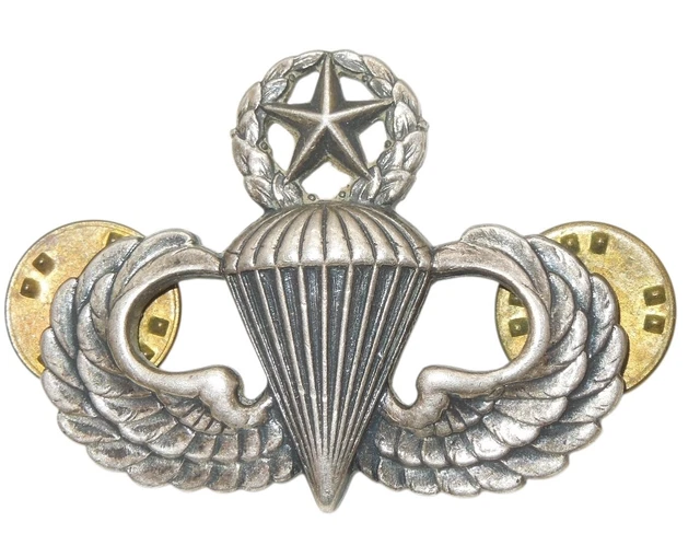 VIETNAM WAR US Army Named & Engraved Master Parachutist Airborne Wing ...