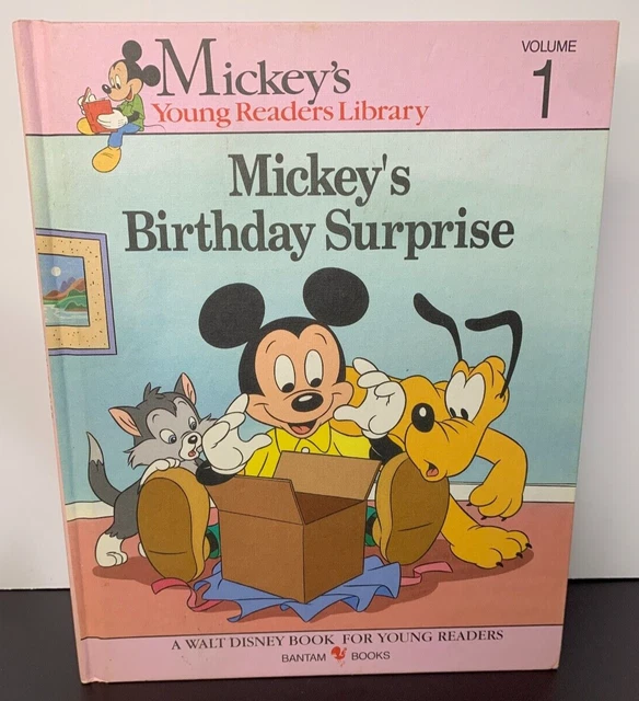 WALT DISNEY MICKEYS Young Readers Library Birthday Surprise Book Volume ...