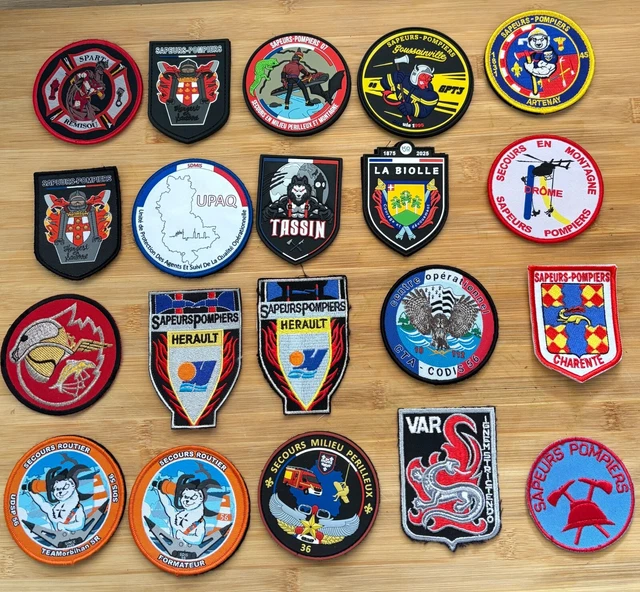 20 ECUSSONS SAPEURS Pompiers EUR 96,00 - PicClick FR