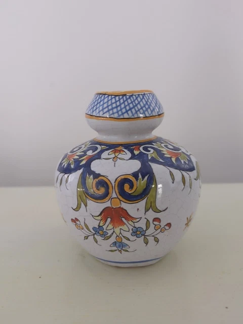 PETIT VASE EN Faïence De Desvres Par Jules Verlingue EUR 25,00 ...