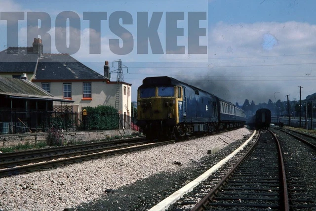 35MM SLIDE BR British Railways Diesel Loco Class 50 50004 Laira 1976 ...