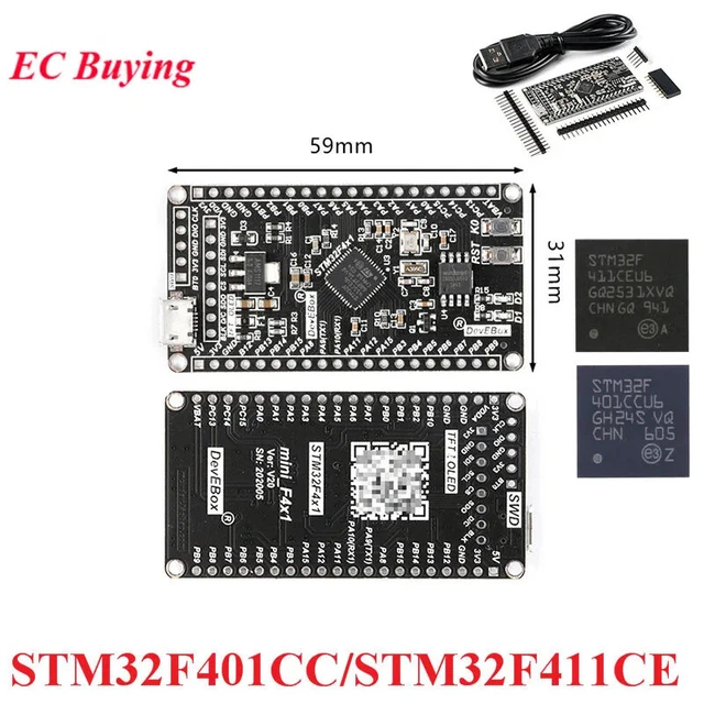 STM32F401 STM32F411 DEVELOPMENT Board MicroPython Core Learning Module ...