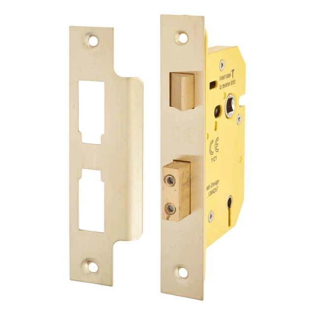 ALTRO 5 LEVER Sashlock 65/78mm Case 44/57mm Backset PVD Brass/Stainless ...