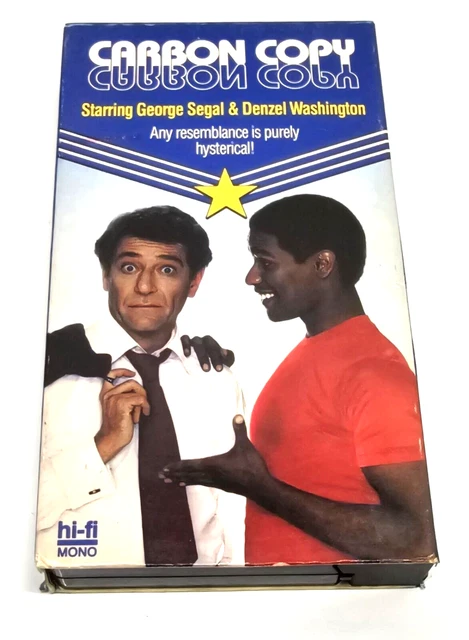 CARBON COPY VHS 1994 George Segal Denzel Washington $11.98 - PicClick