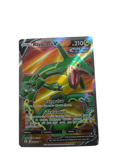 CARTA POKEMON RAYQUAZA V full Art Evoluzioni Eteree, Evolution Card EUR 15,50 - PicClick DE