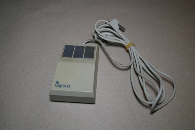GENIUS SERIAL 25 pin DB25 mouse RS 232 three 3 button GM-8 retro £19.99 ...