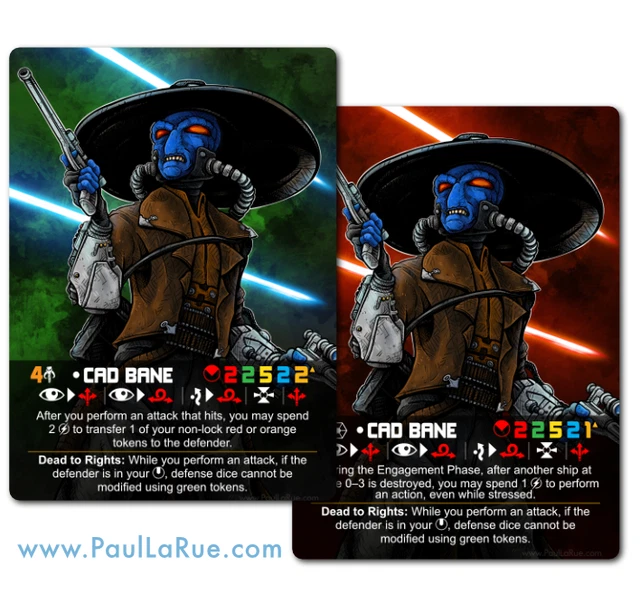 *SALE* CAD BANE Scum Rouge Class X-wing Miniatures Game Star Wars PLR ...