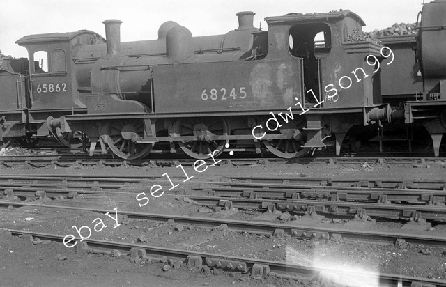 BRITISH RAILWAY NEGATIVE - BR ex NER No. 68245 J71 0-6-0T at Heaton 1950 [P520] £1.50 - PicClick UK